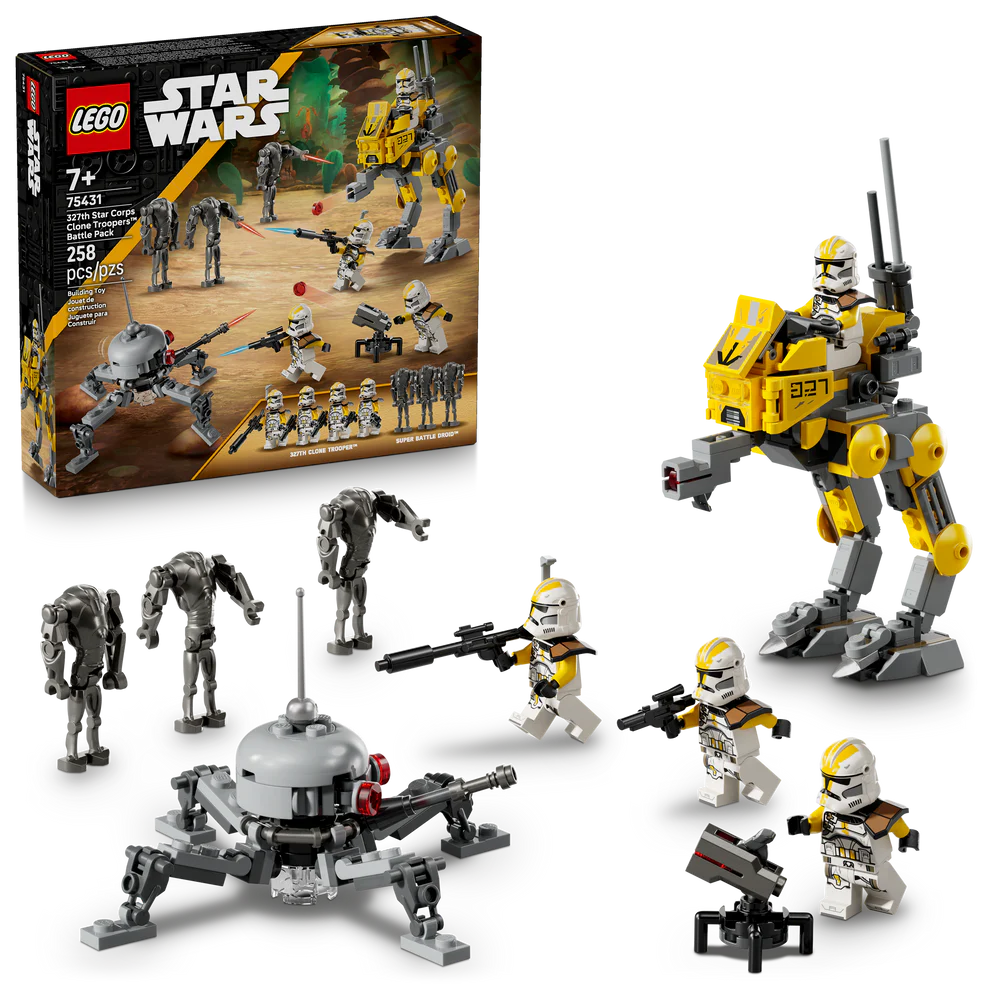 75431 327th Star Corps Clone Troopers Battle Pack – Bricks and Minifigs ...