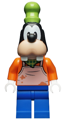 DIS052 Goofy Bandana and White Apron – Bricks and Minifigs Ontario