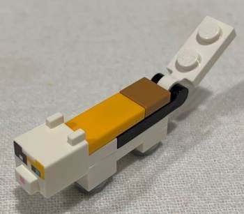 MINECAT02 Minecraft Cat, Calico - Brick Built – Bricks and Minifigs Ontario