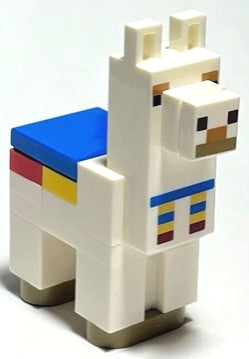 minellama02 Minecraft Alpaca / Llama, White - Brick Built – Bricks and ...