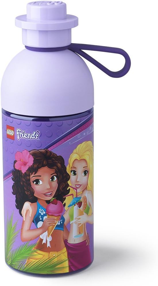 Lego Friends Hydration Bottle 17 oz, Transparent Lilac – Bricks and ...