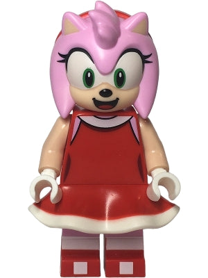 SON005 Amy Rose - Red Dress – Bricks and Minifigs Ontario