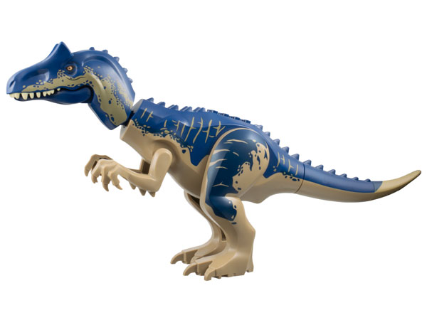 allo01 Dinosaur Allosaurus with Dark Blue Back and Head – Bricks and ...