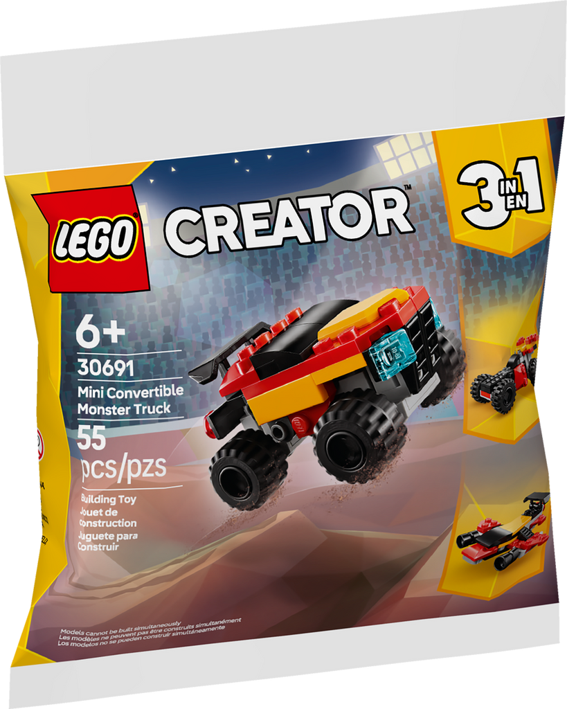30691 Mini Convertible Monster Truck – Bricks and Minifigs Ontario