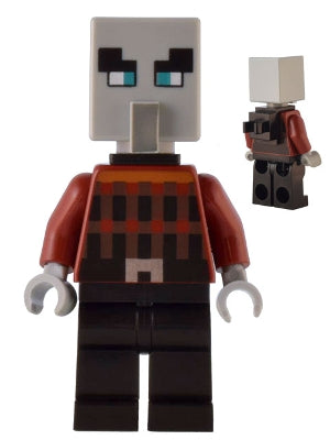 MIN124 Illager (Pillager) - Wide Eyes – Bricks and Minifigs Ontario