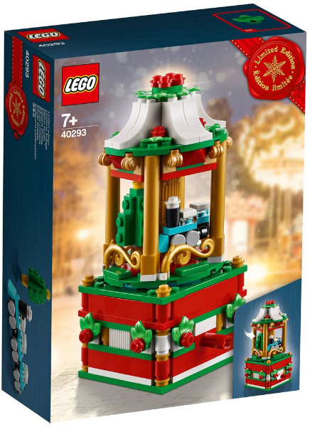 40293 Christmas Carousel (Retired) (Certified Complete) – Bricks and ...