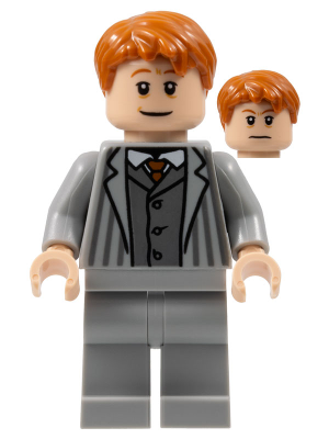 HP359 Arthur Weasley, Light Bluish Gray Suit – Bricks and Minifigs Ontario