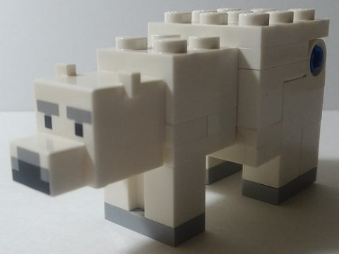 minebear02 Minecraft Polar Bear - Brick Built – Bricks and Minifigs Ontario