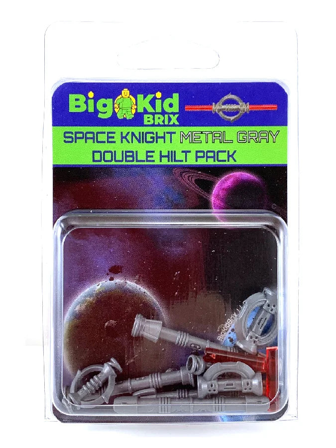 Big Kid Brix Space Knight Double Hilt Pack Grey – Bricks and Minifigs ...