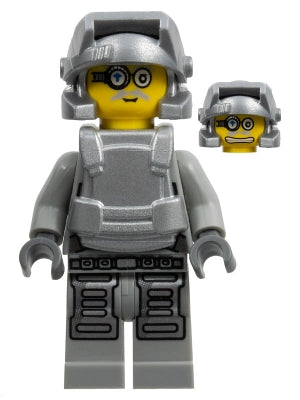 PM032 Power Miner - Brains, Gray Outfit – Bricks and Minifigs Ontario