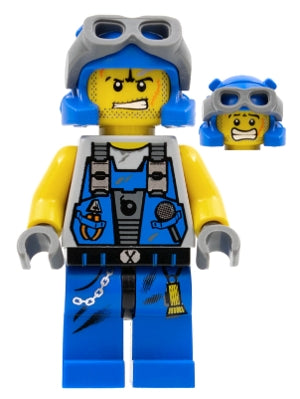 PM022 Power Miner - Rex, Goggles – Bricks and Minifigs Ontario