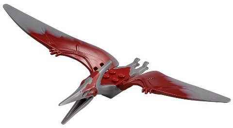 PTERA04 Dinosaur Pteranodon with Dark Red Back – Bricks and Minifigs ...