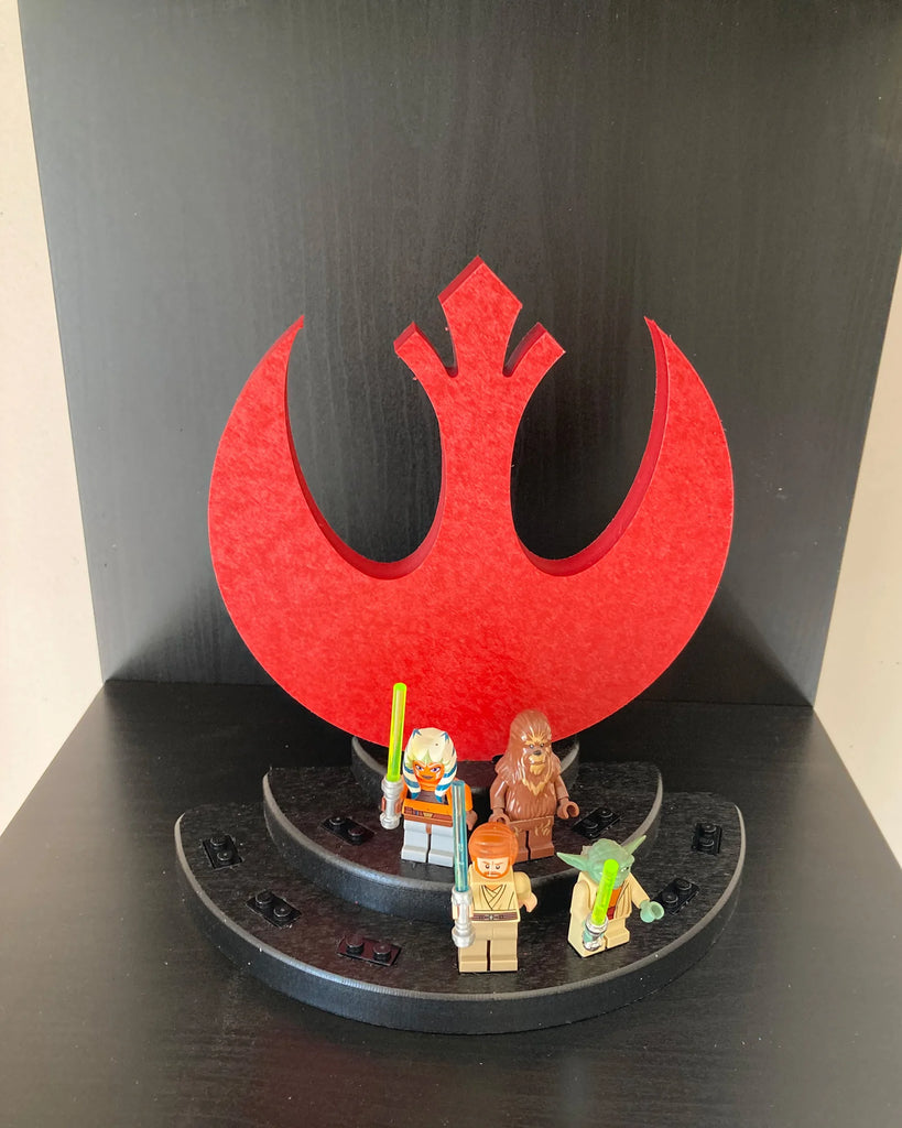 Minifig Display Stand - Rebel Symbol – Bricks and Minifigs Ontario