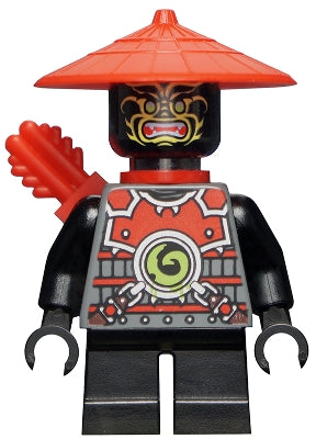 NJO072 Stone Army Scout - Yellow Face, Red Quiver, Short Legs – Bricks ...