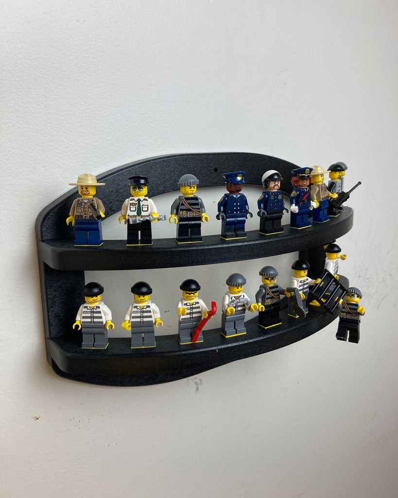 Oval Wall Shelf (Assorted Brick Colors) – Bricks and Minifigs Ontario