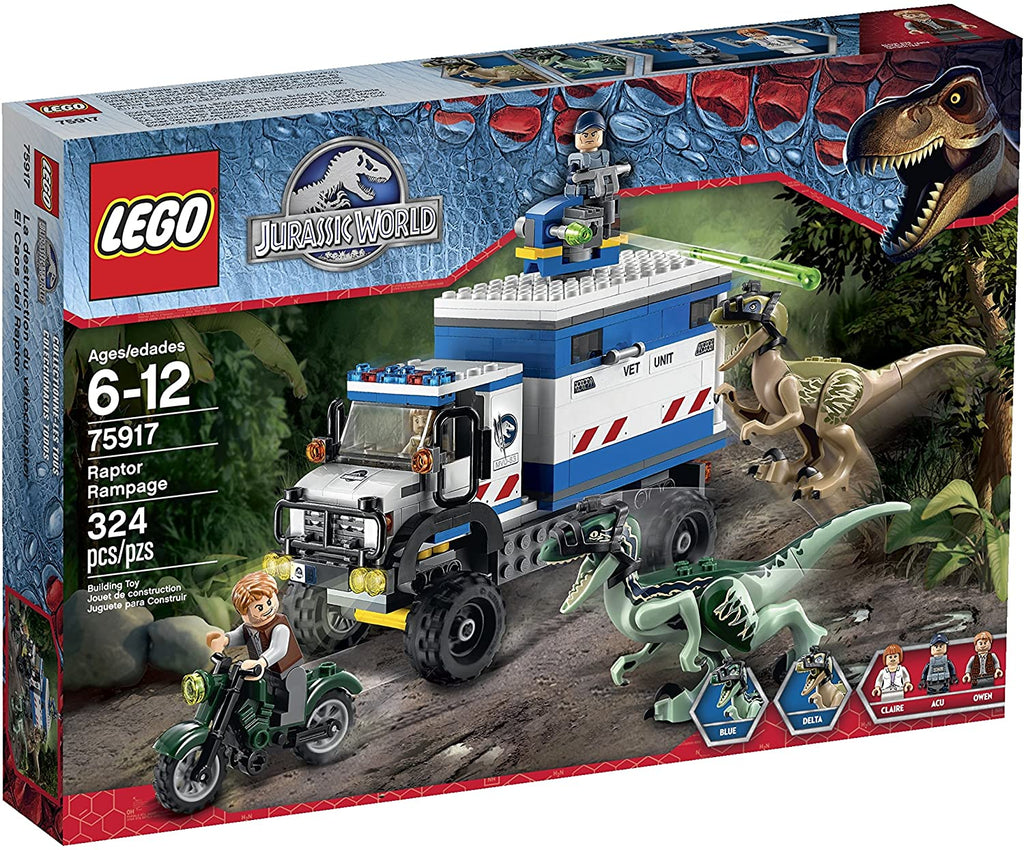 75917 Jurassic World Raptor Rampage (Retired) (Certified Complete ...