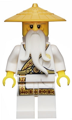 NJO180 Wu Sensei - Gold Trimmed Outfit – Bricks and Minifigs Ontario