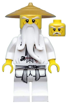 NJO064 Wu Sensei - Pearl Gold Hat – Bricks and Minifigs Ontario