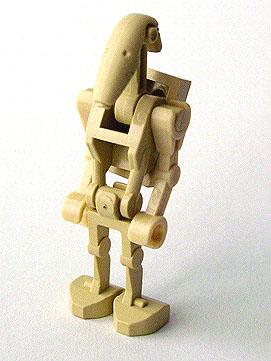 SW0001a Battle Droid Tan with Back Plate – Bricks and Minifigs Ontario